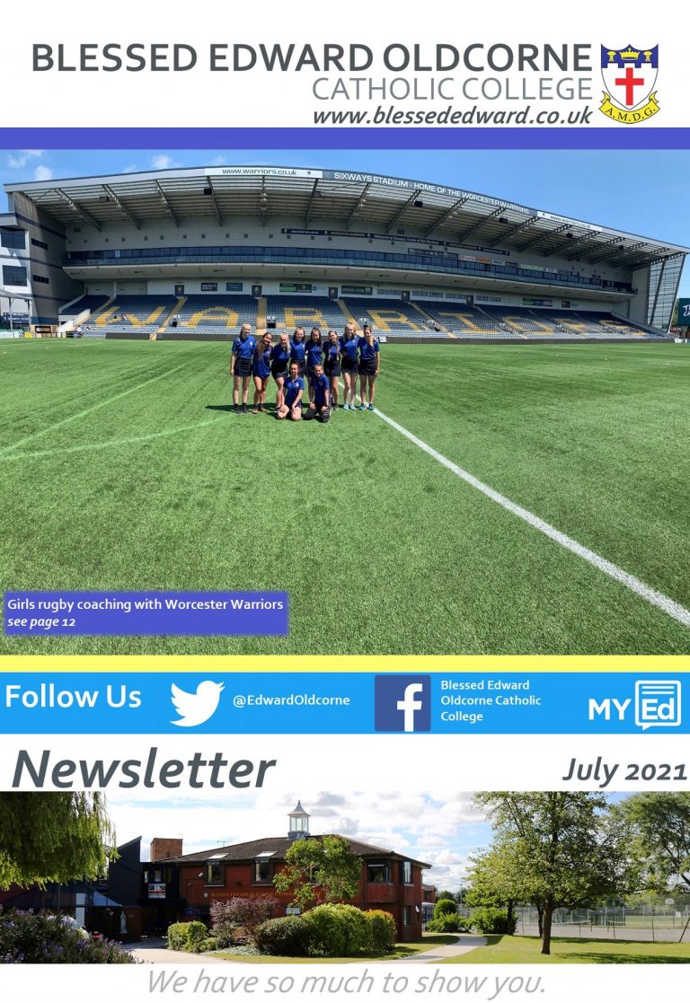 Latest Newsletter – Blessed Edward Oldcorne Catholic College