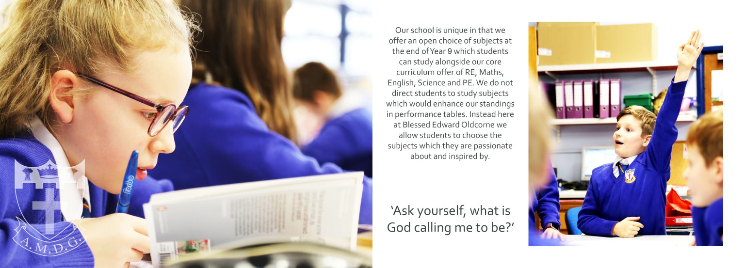 Prospectus – Blessed Edward Oldcorne Catholic College